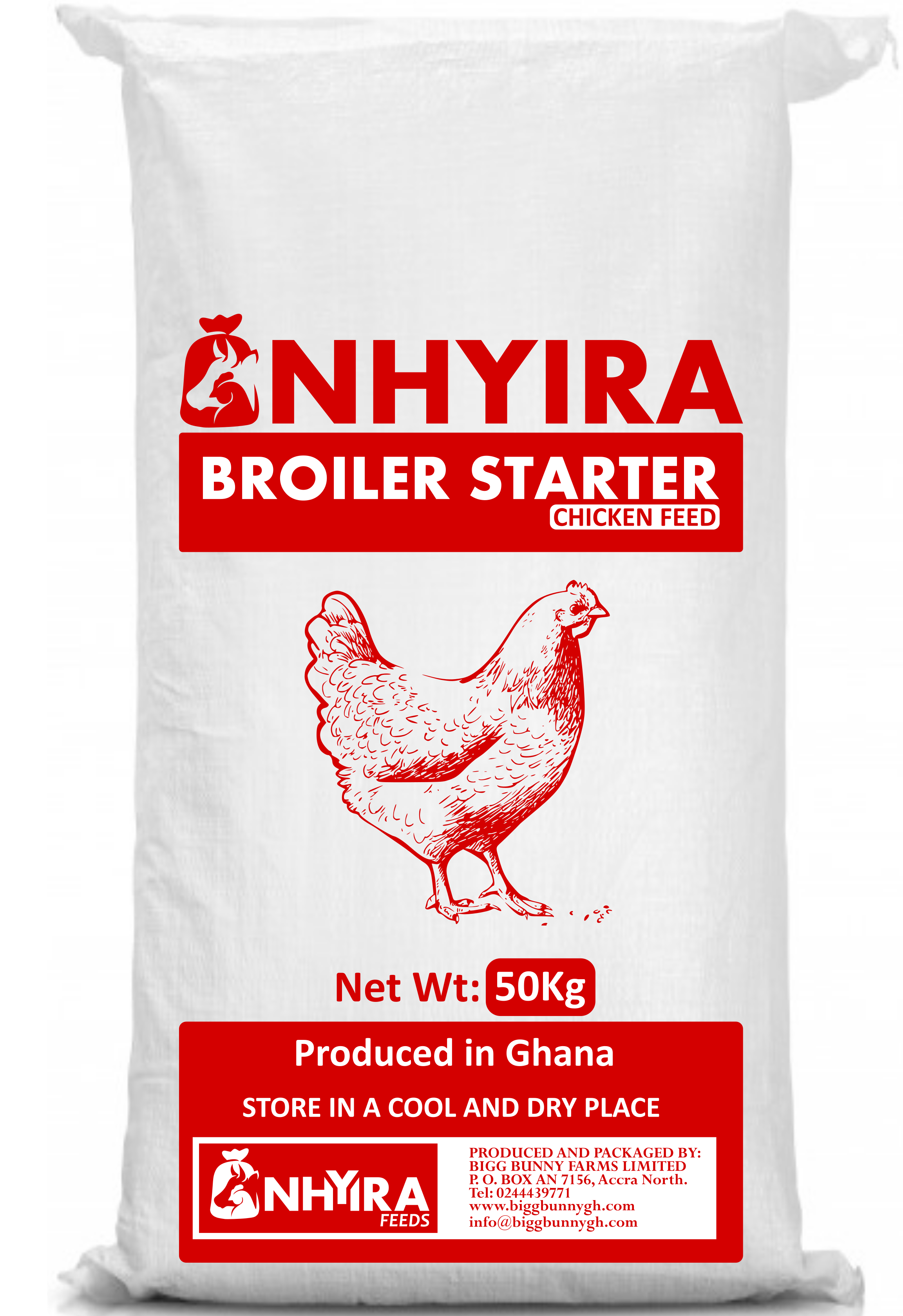 NHYIRA Broiler Starter - Bigg Bunny Farms